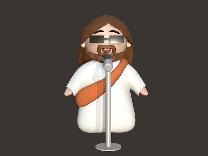rapper singer god lord jesus 3D model | CGTrader