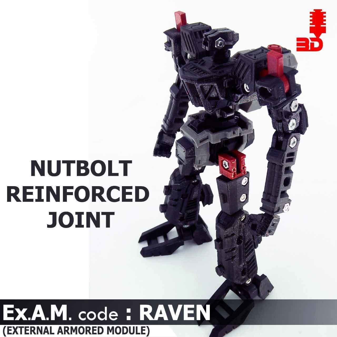 ARMORED CORE LAST RAVEN MECHA 3DPRINT ARTICULATED ACTION FIGURE 3D ...