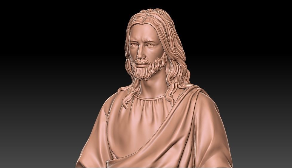 blessing jesus 3d print 3D model 3D printable | CGTrader