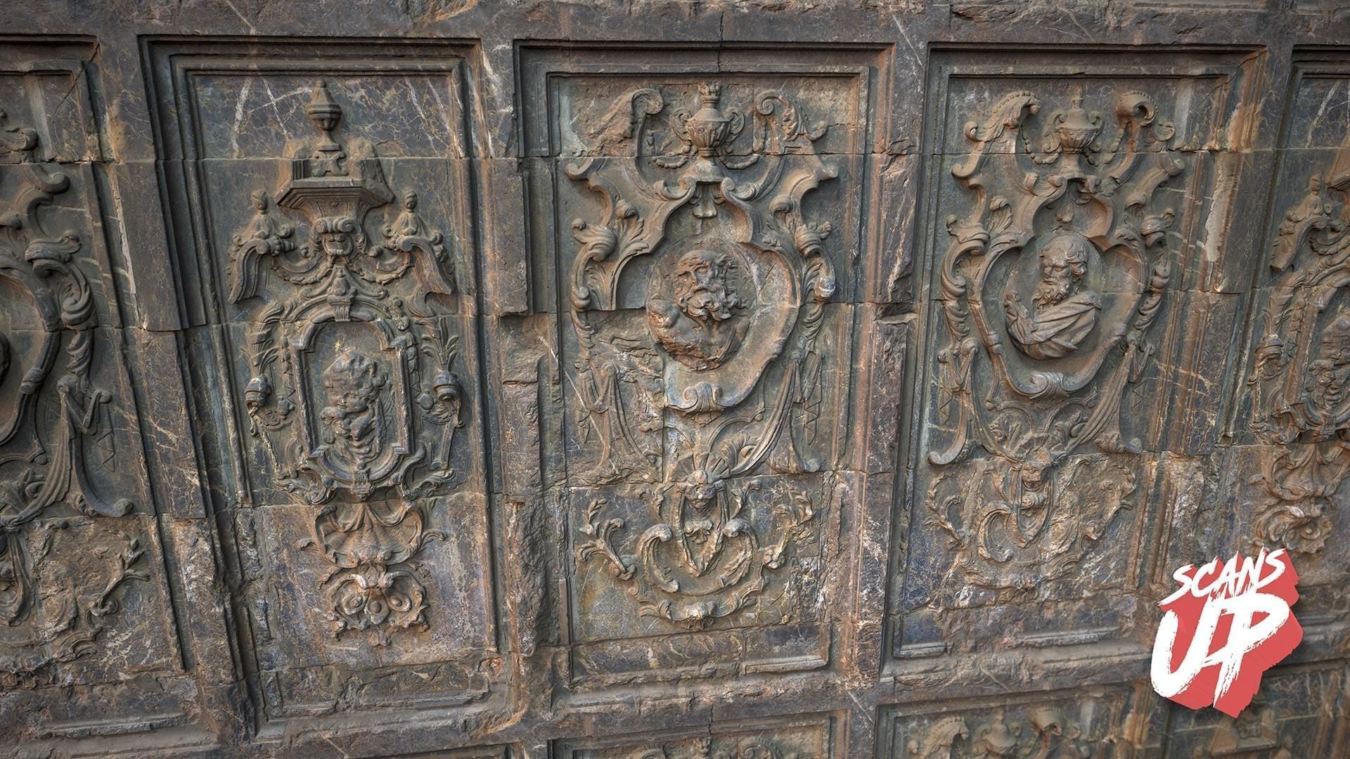 European Low Relief 01 TILE - Stonelake3D Texture | CGTrader