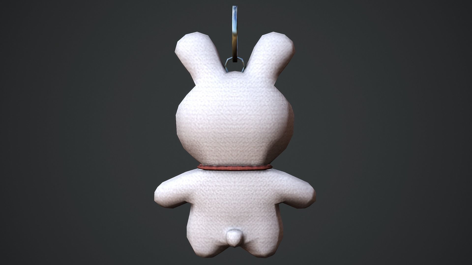3D model Rabbit Weapon Charm - Low Poly Game Ready VR / AR / low-poly ...