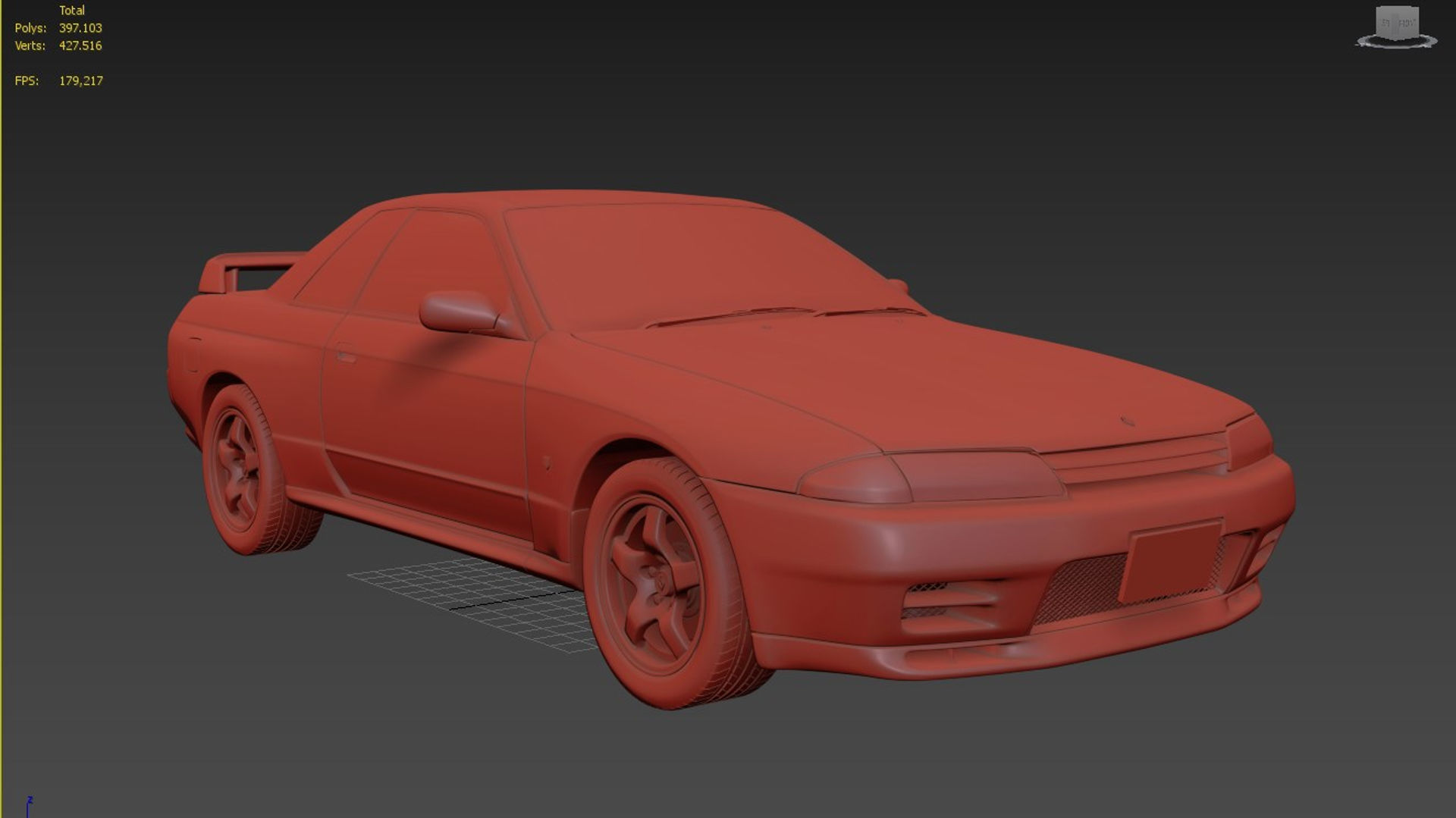 Nissan Skyline R32 Police 3D model | CGTrader