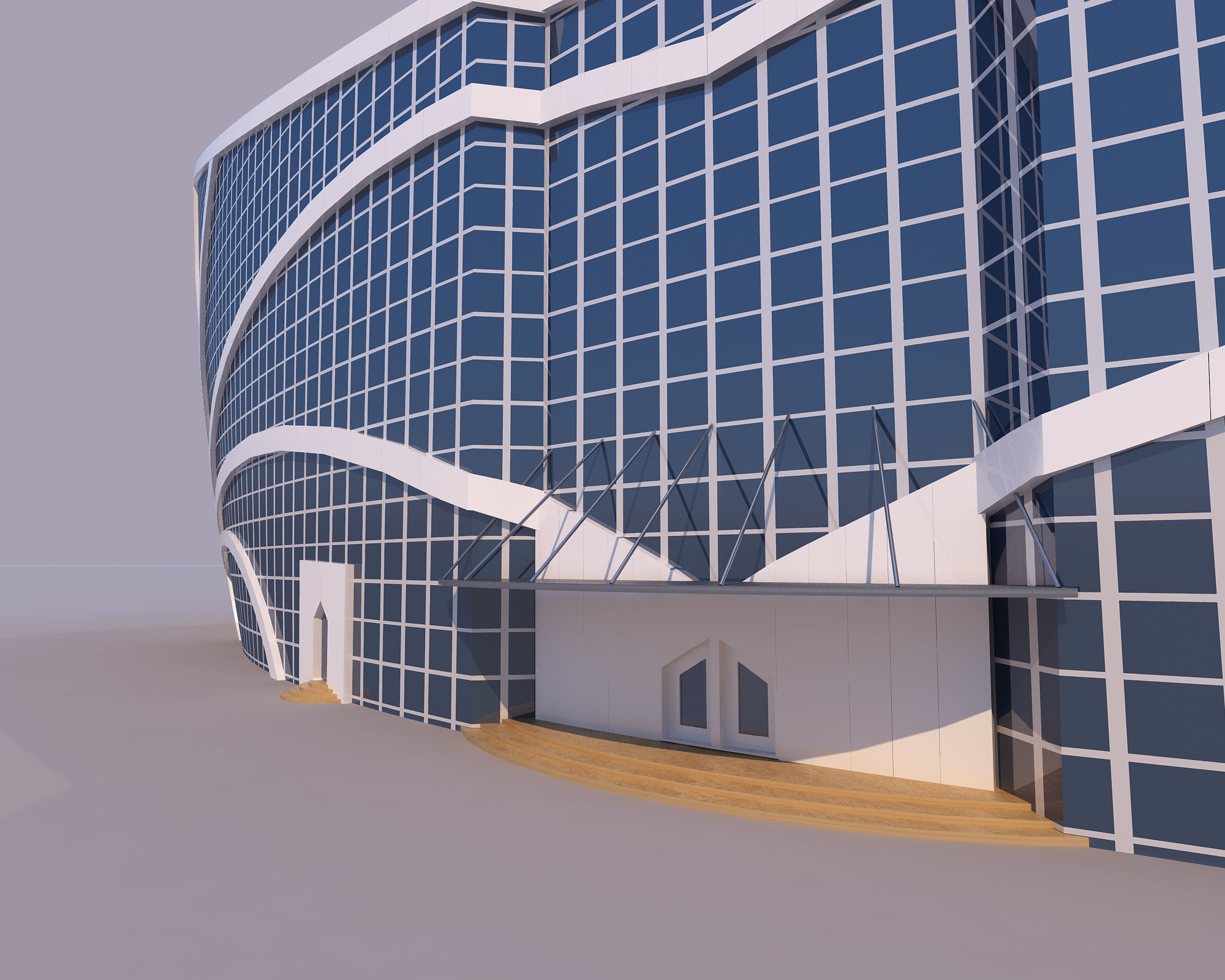 0124 - Boat Skyscraper 3D model | CGTrader