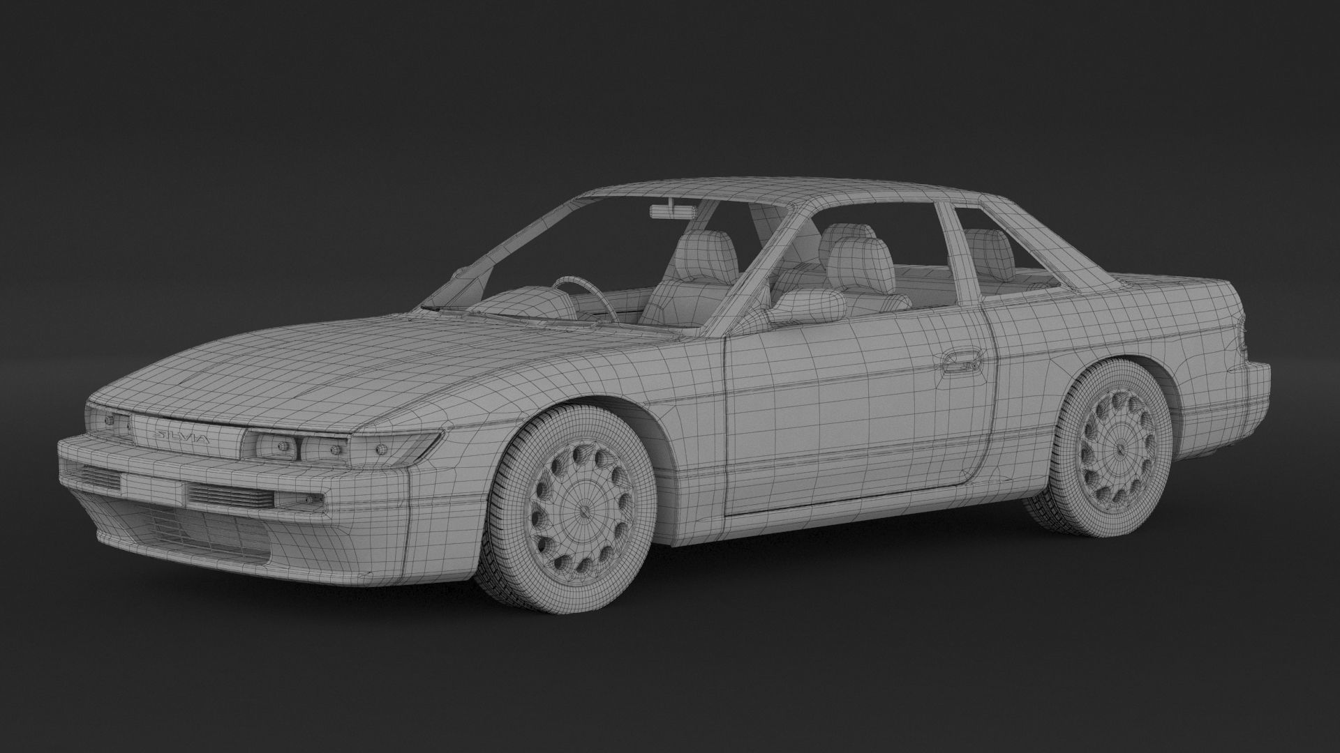 Nissan Silvia S13 3D model | CGTrader