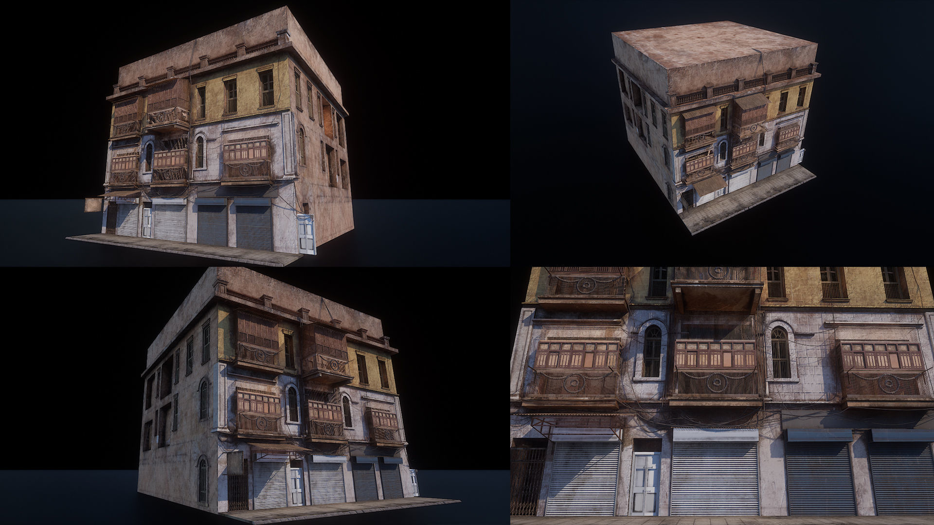 BURNSROAD GENERIC BUILDINGS 3D model | CGTrader