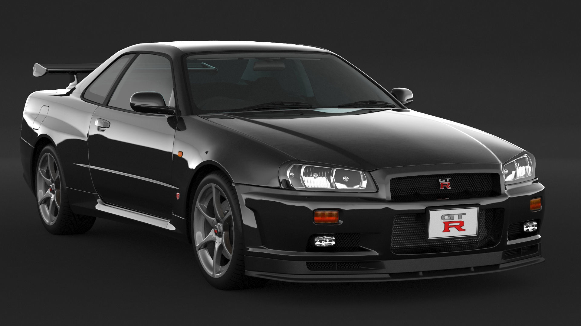 Nissan Skyline GT-R R34 3D model | CGTrader