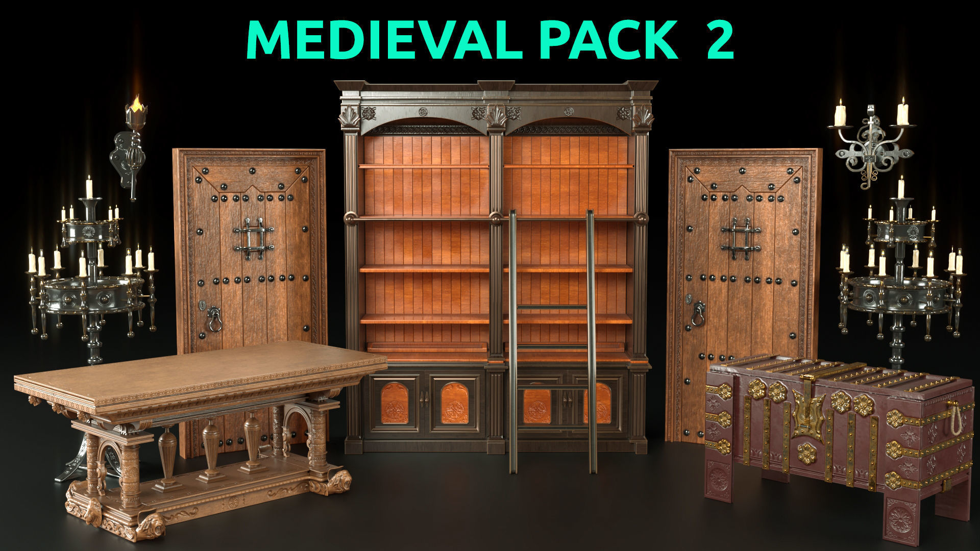 medieval pack 3D model | CGTrader
