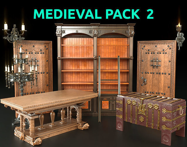 medieval pack two 3D model | CGTrader