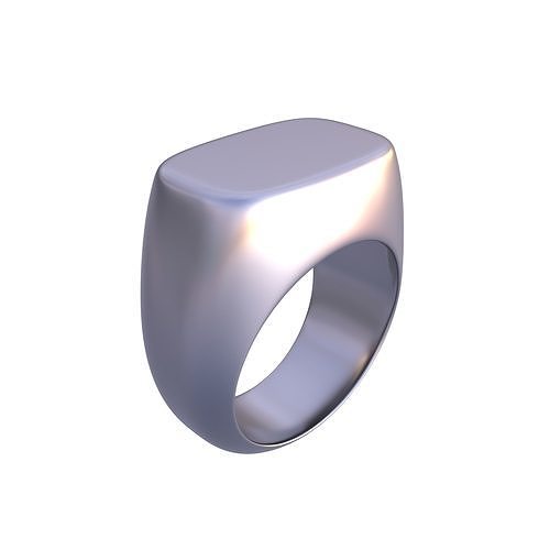 signet ring 3D model 3D printable | CGTrader