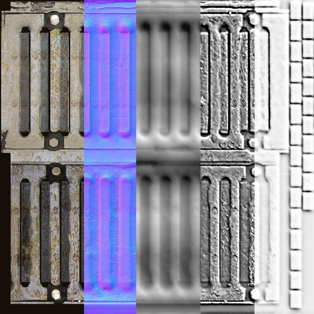 Drainage grate free VR / AR / low-poly 3D model | CGTrader