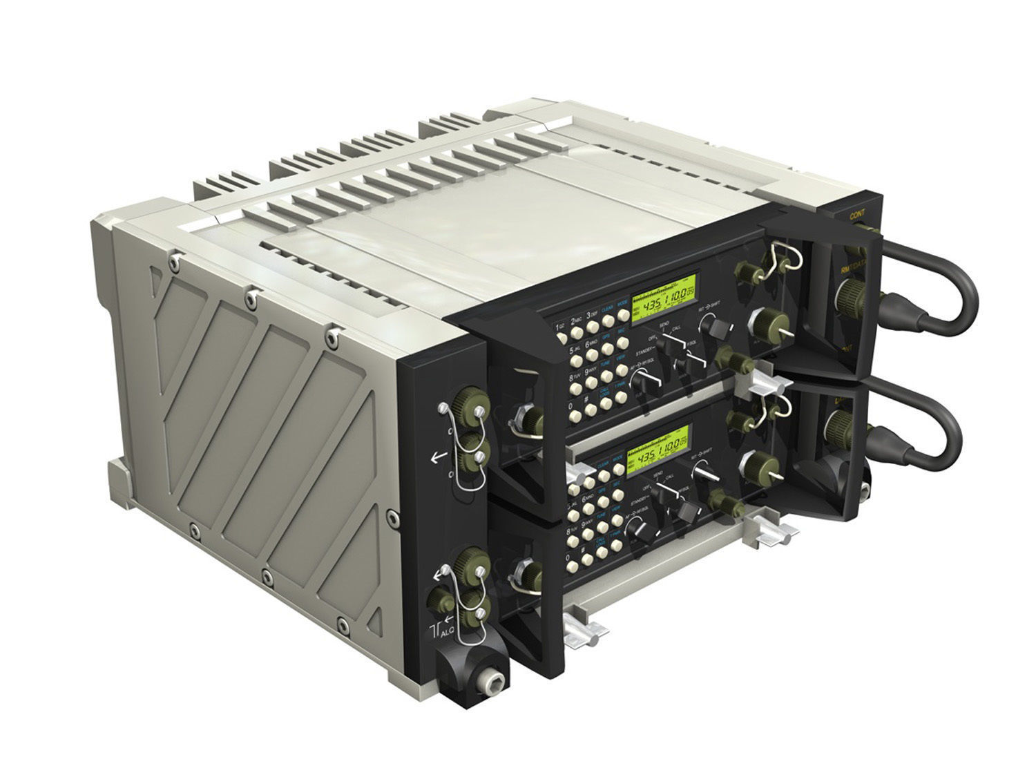 UHF VHF Military radio system 3D model | CGTrader