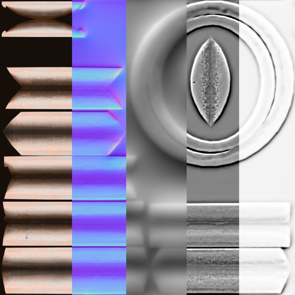 3D model Set of air vents VR / AR / low-poly | CGTrader