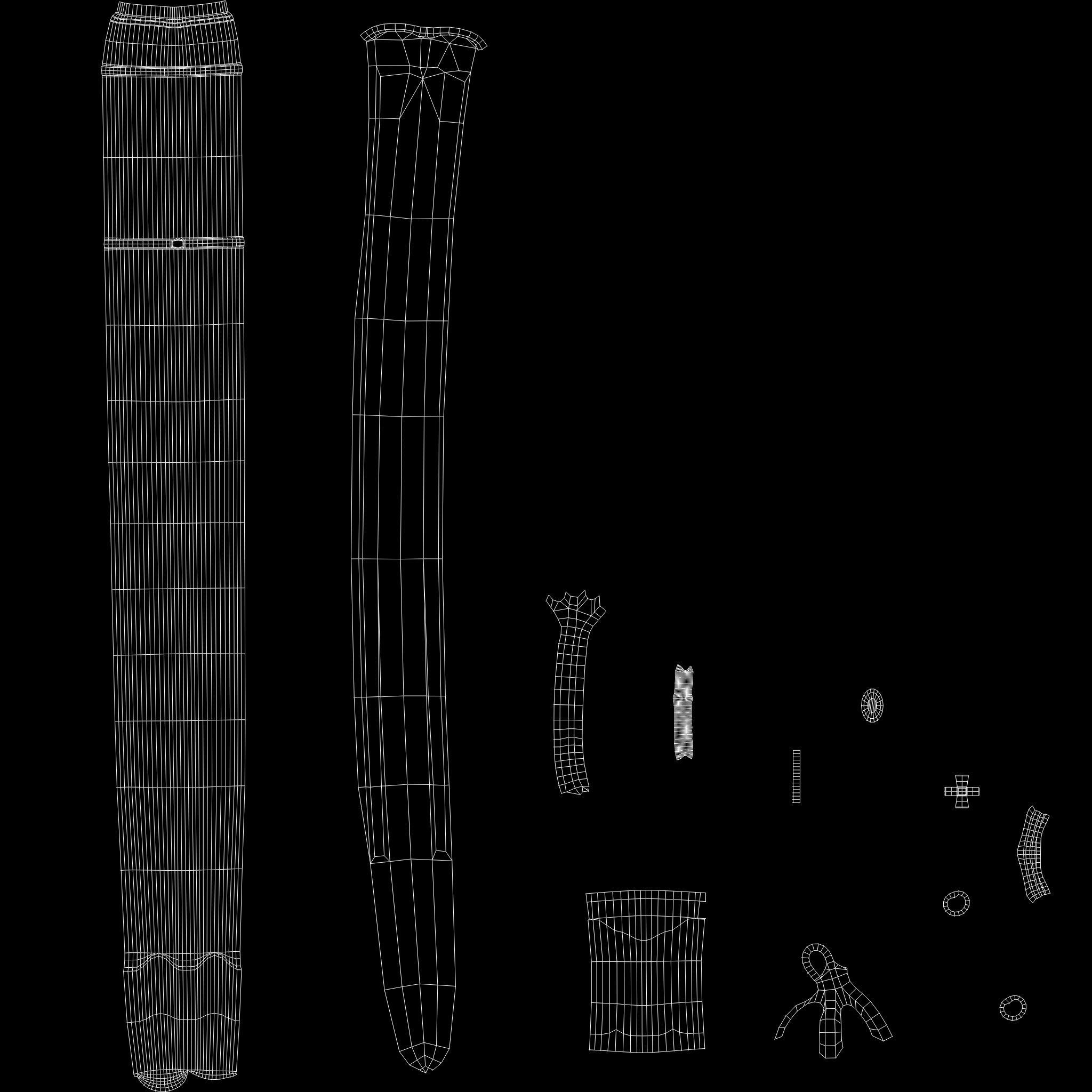 3D model Full Futuristic Female Commander Outfit VR / AR / low-poly ...