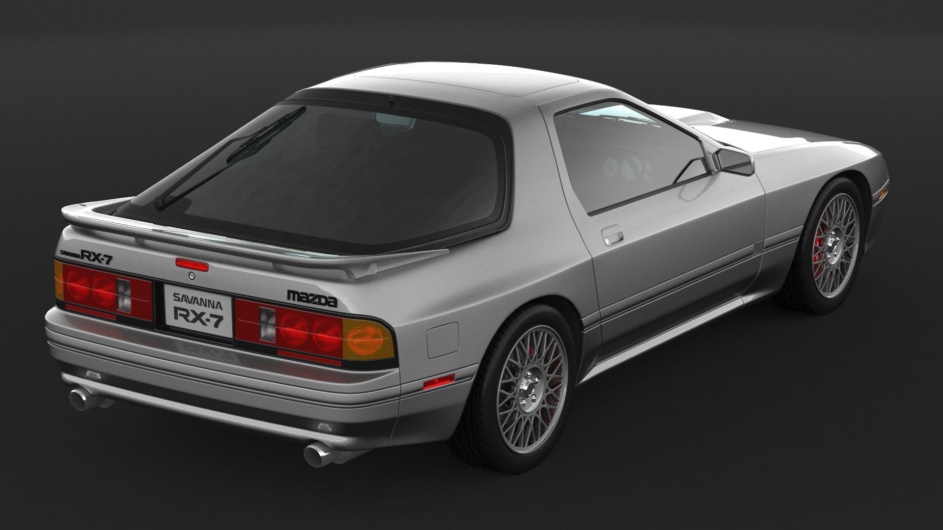 Mazda RX-7 FC3S S5 3D model | CGTrader