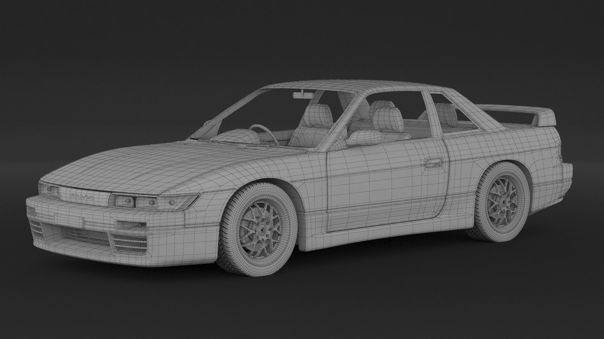 Nissan Silvia S13 3D model | CGTrader