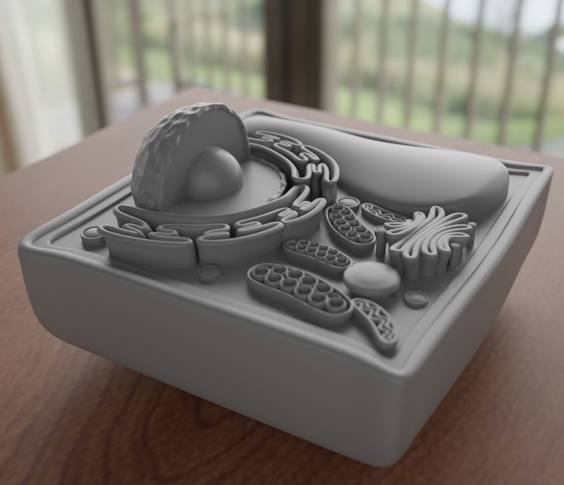 Cell Vegetables 3D model 3D printable | CGTrader