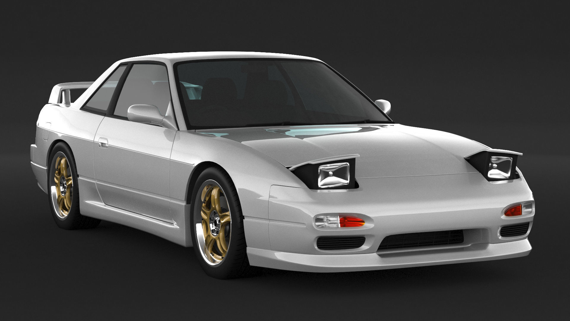 Nissan Silvia S13 Onevia 3D model | CGTrader