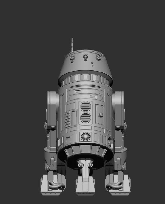 R5 D4 Red 3D model 3D printable | CGTrader