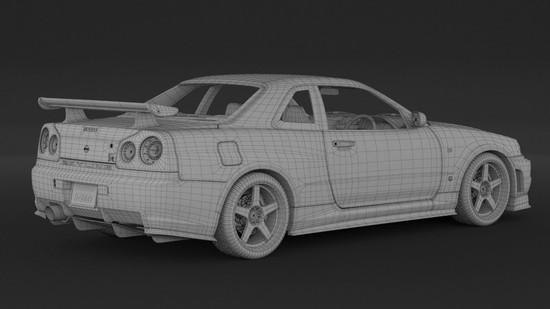 Nissan Skyline GT-R R34 S-Tune 3D model | CGTrader