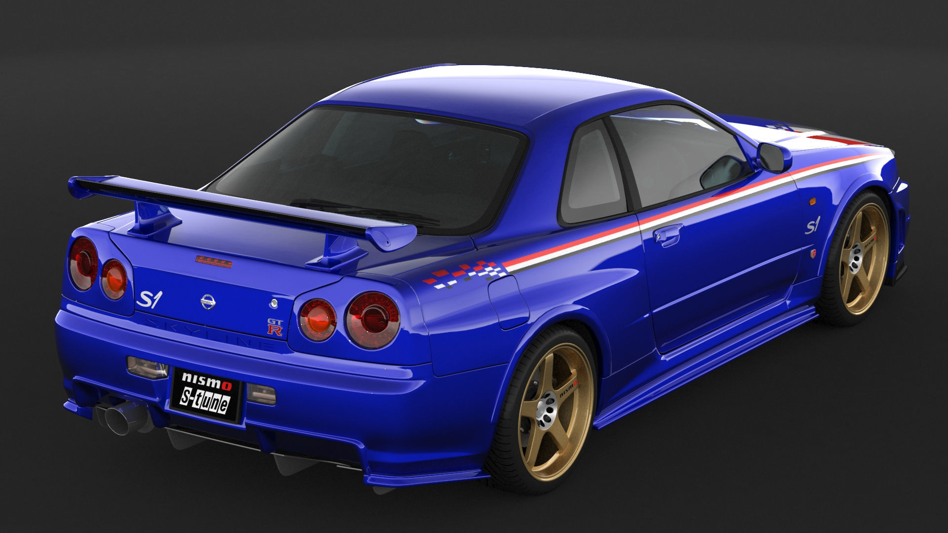 Nissan Skyline GT-R R34 S-Tune 3D model | CGTrader