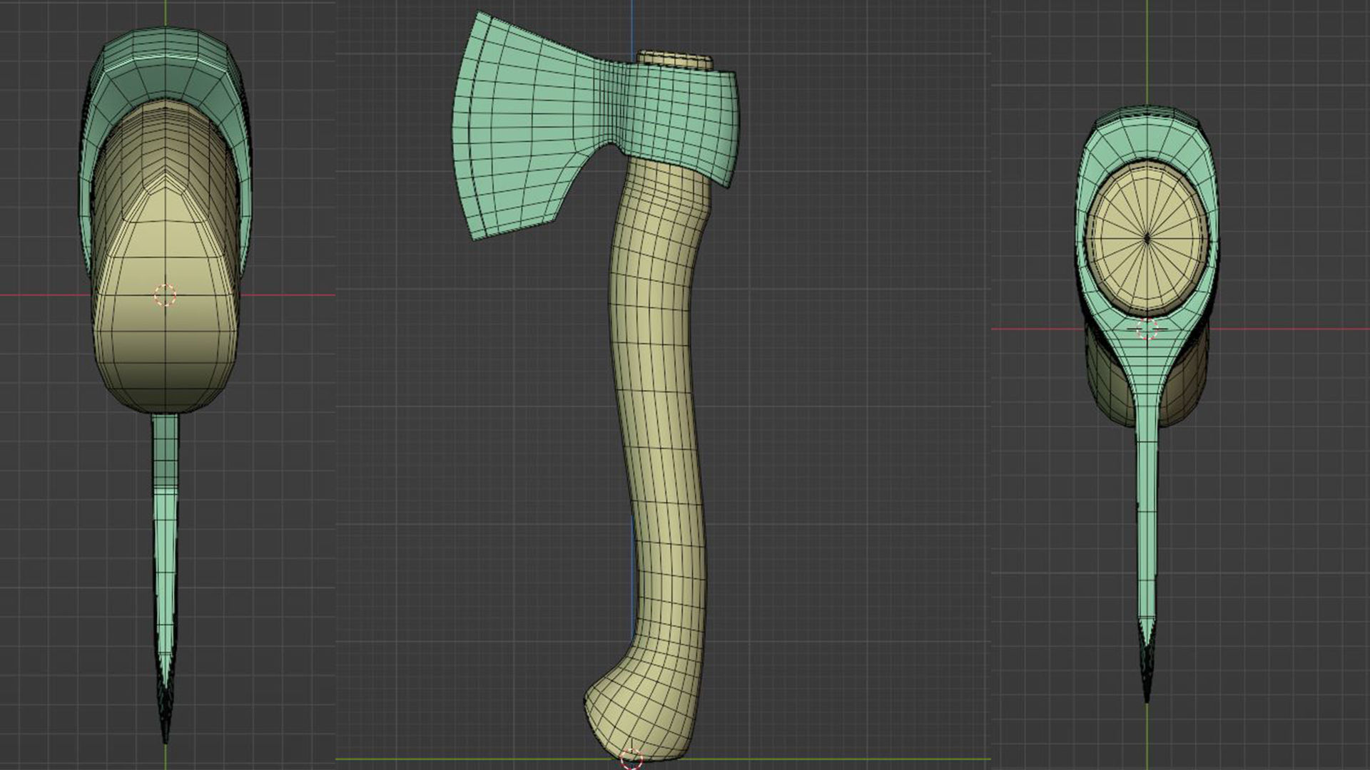 3D model Multi-Purpose Curved Axe VR / AR / low-poly | CGTrader