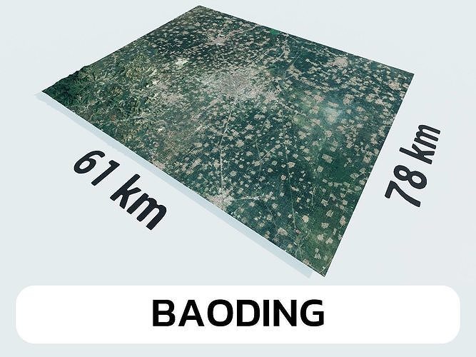 Baoding China City Landscape 3D Model 3D model | CGTrader