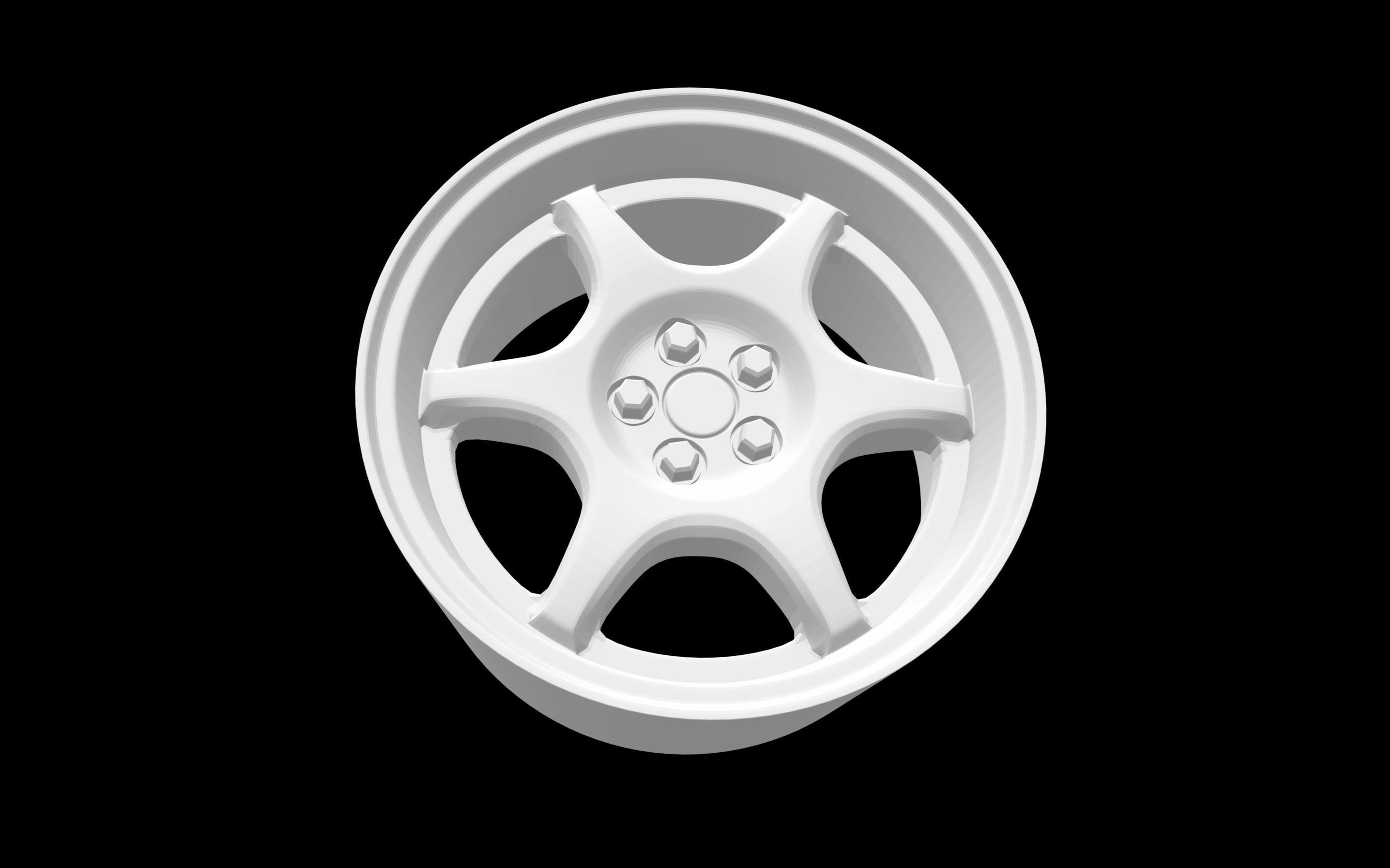 Subaru Impreza GC8 oem scalable and printable rims 3D model 3D ...