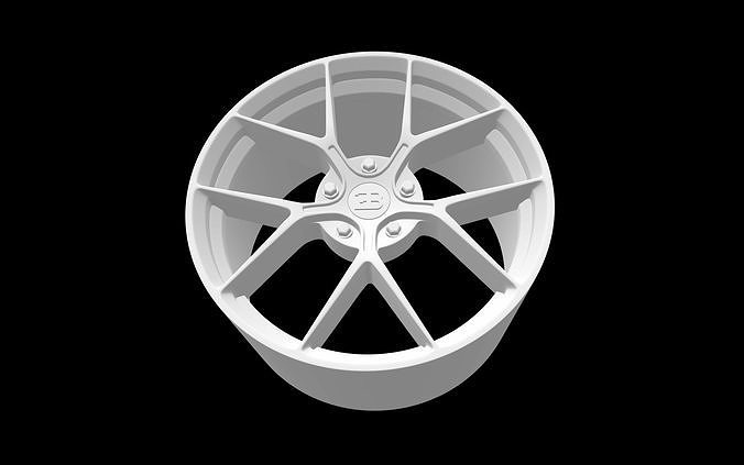 Bugatti Veyron oem scalable and printable rims 3D model 3D printable ...