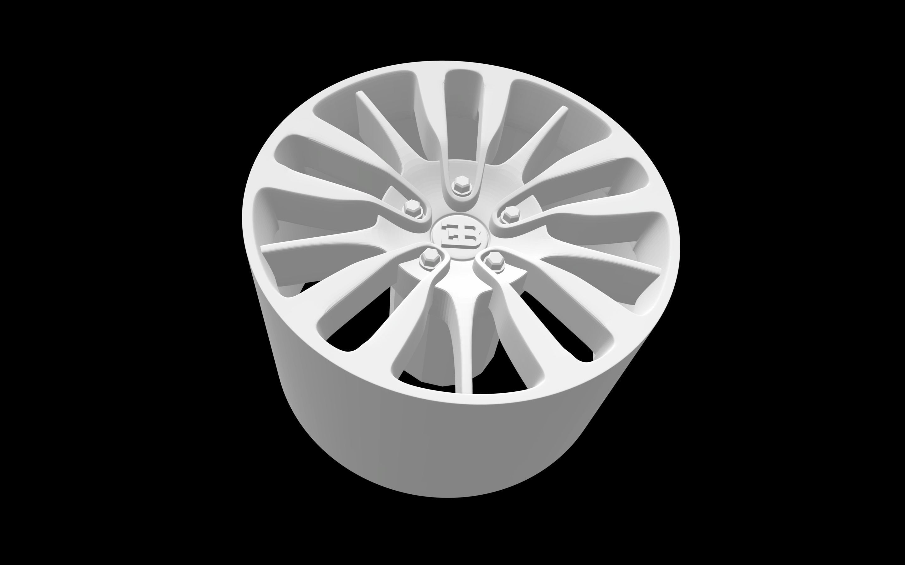Bugatti Chiron OEM scalable and printable rims 3D model 3D printable ...
