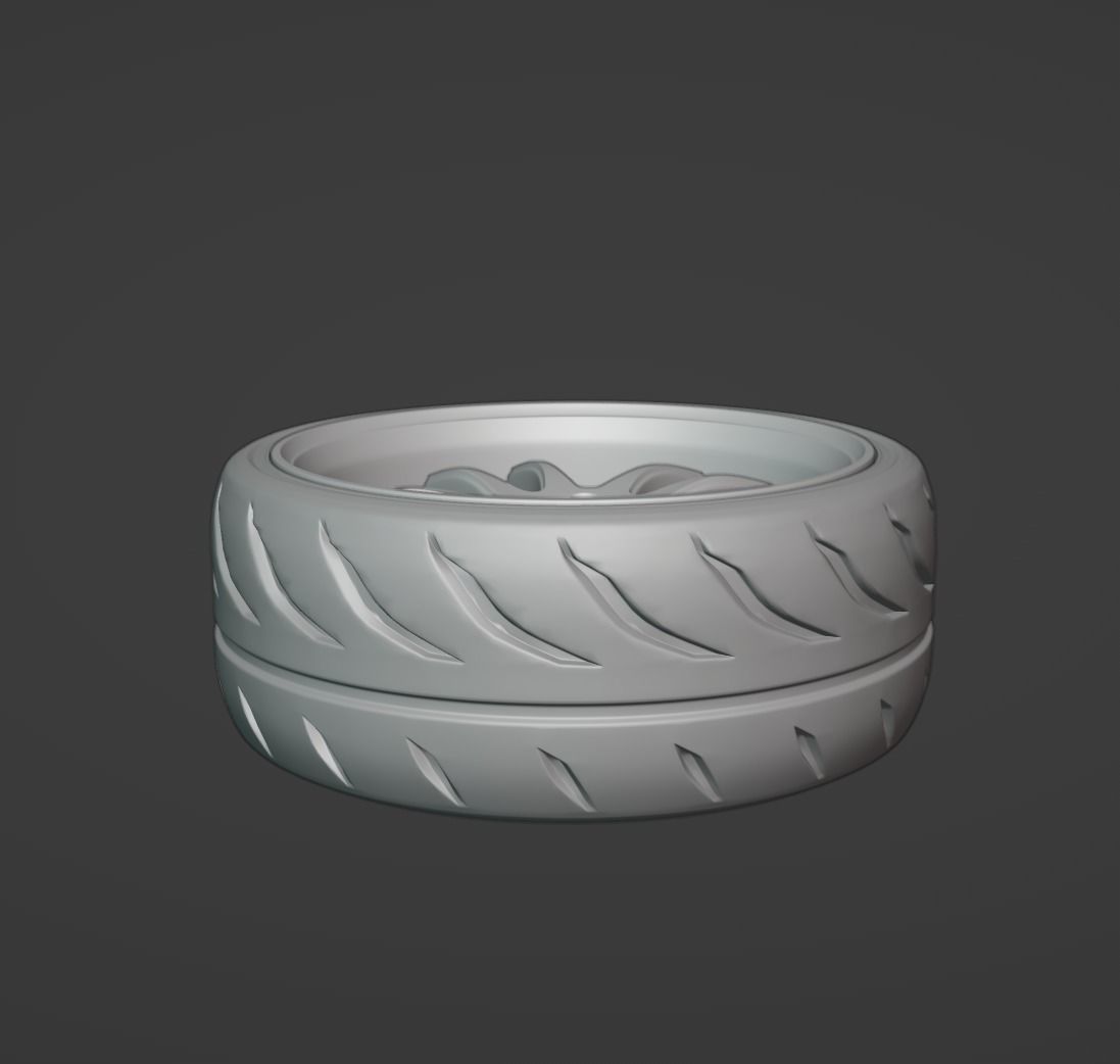 WORK CR2P scalable and printable rims 3D model 3D printable | CGTrader