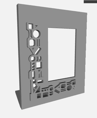 Photo Frame design 3d printable 3D model 3D printable | CGTrader