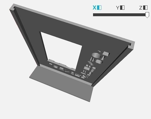 Photo Frame design 3d printable 3D model 3D printable | CGTrader