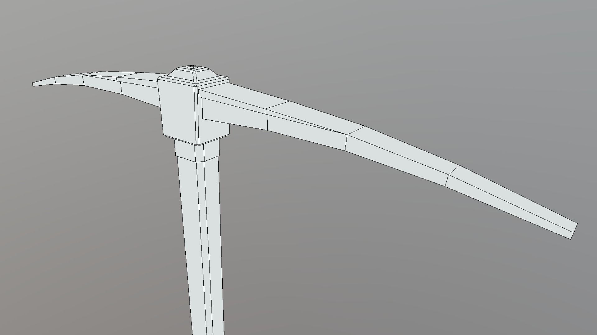 3D model Pickaxe - Silver VR / AR / low-poly | CGTrader