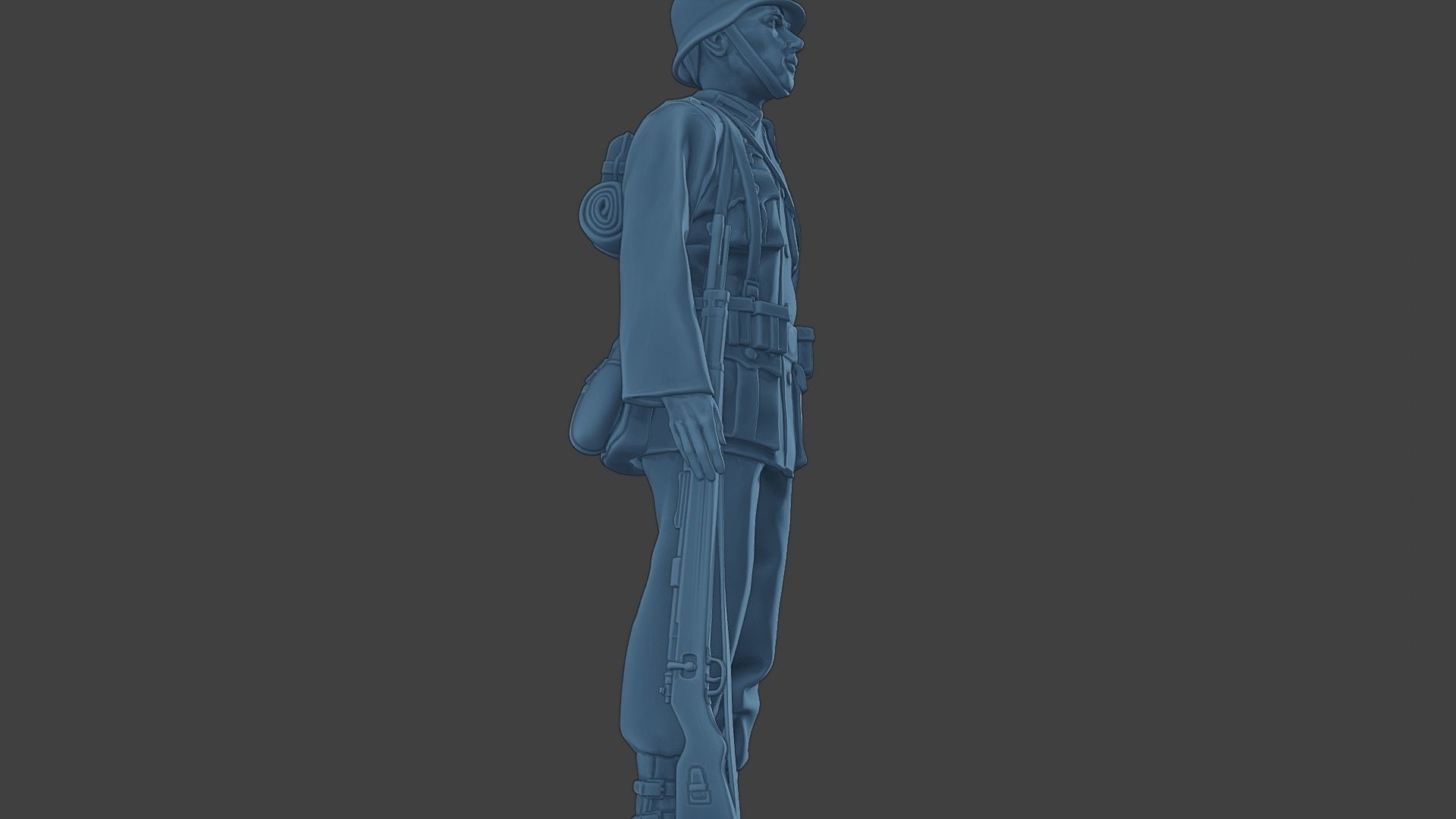 German soldier ww2 G1 000 free 3D model 3D printable | CGTrader