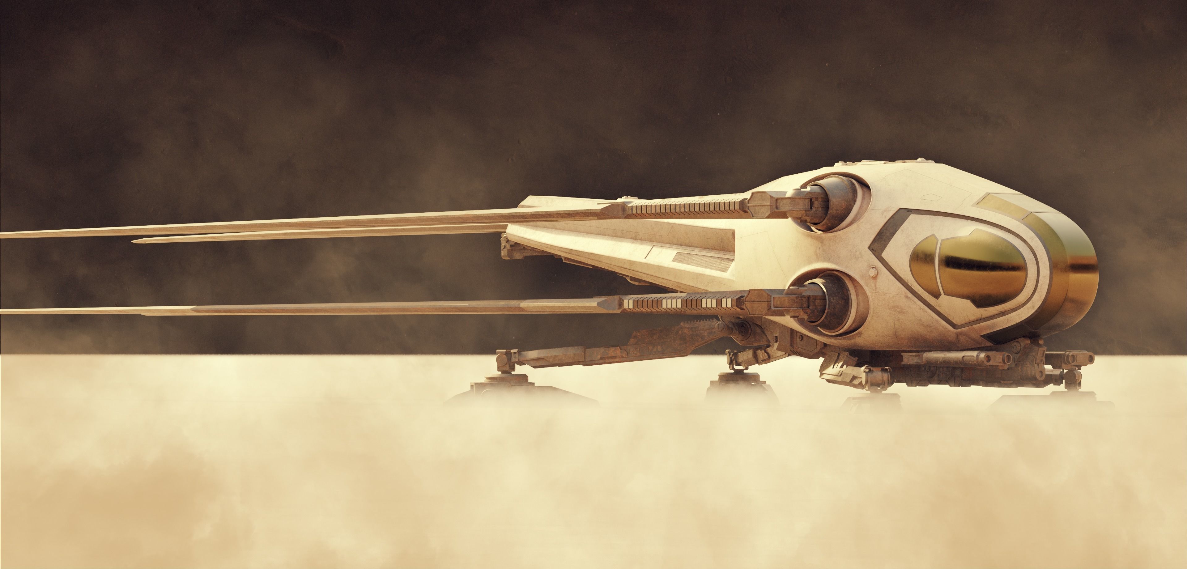 Dune Ornithopter 3D model rigged | CGTrader