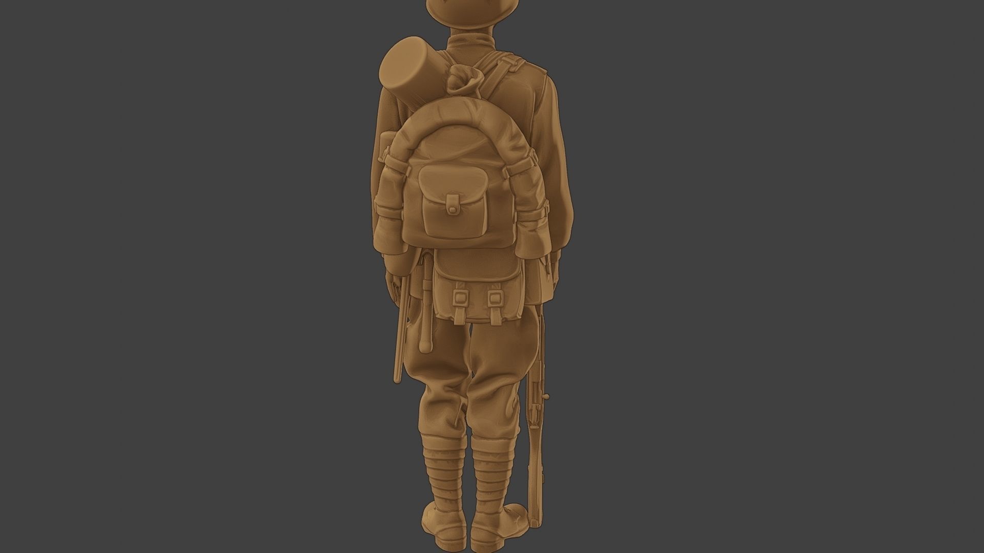 Russian soldier ww2 R1 000 free 3D model 3D printable | CGTrader