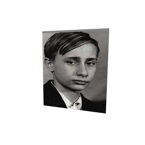 3D model Young Vladimir Putin portrait VR / AR / low-poly | CGTrader
