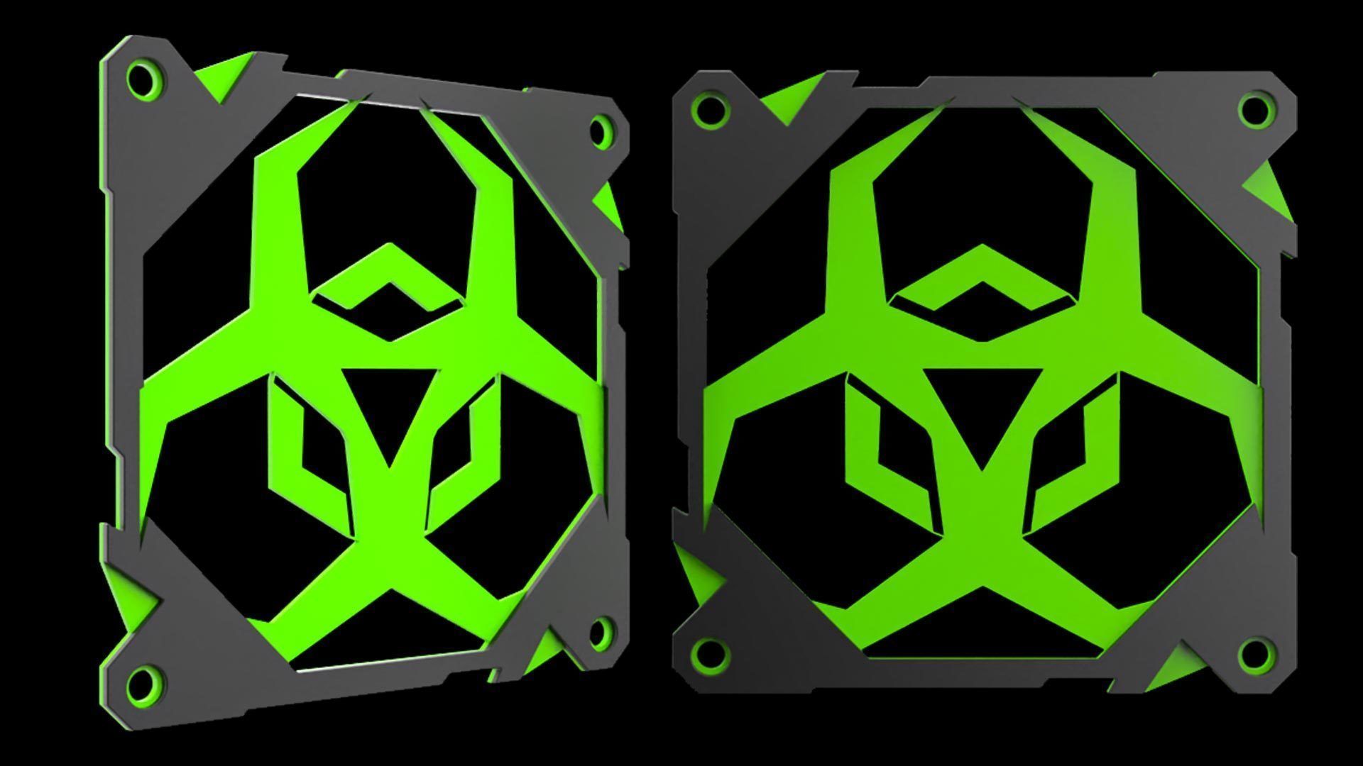 Fan Grill - Cyber series - Radioactive 3D model 3D printable | CGTrader