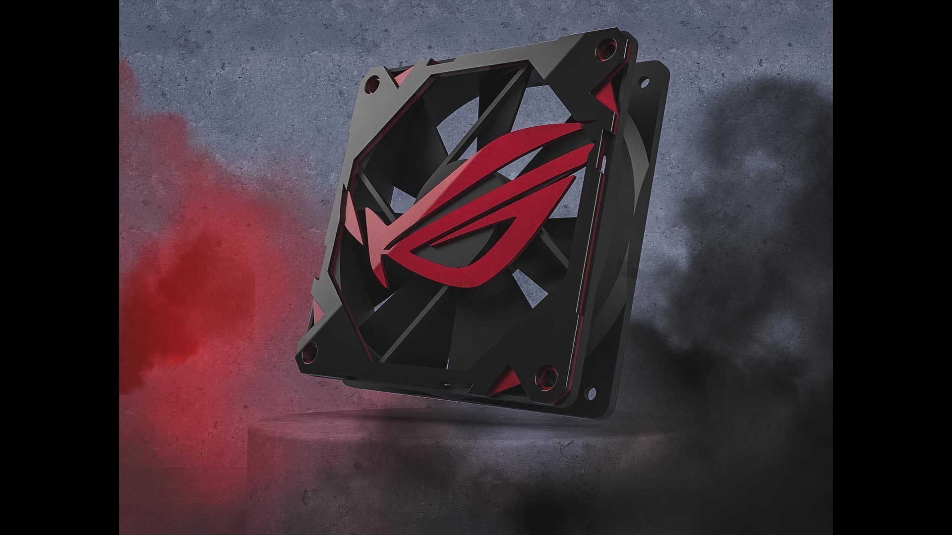 Fan Grill - Cyber series - ROG 3D model 3D printable | CGTrader