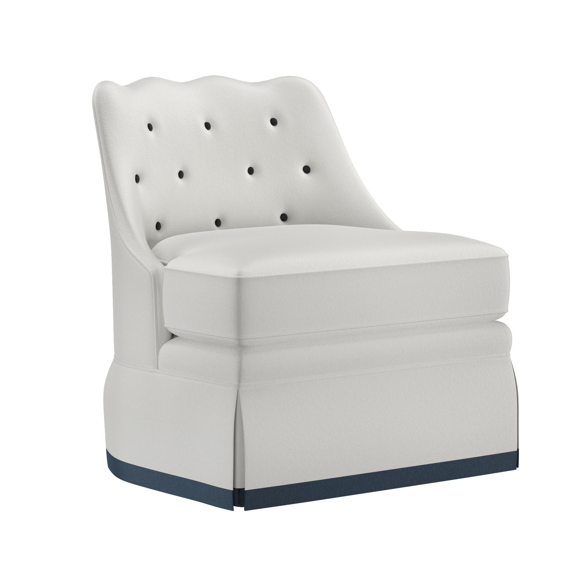 BRENTWOOD CHAIR WITH SKIRT 3D model | CGTrader