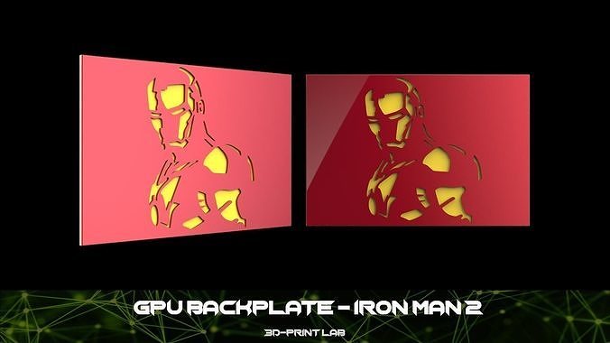 GPU Backplate - Iron Man 2 3D model 3D printable | CGTrader