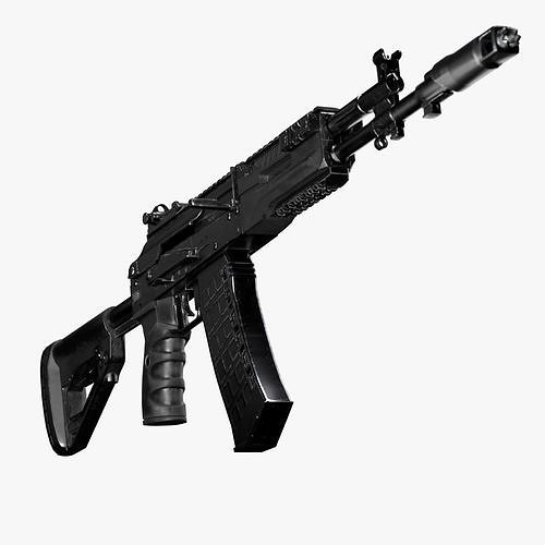 3D model AK-12 Game-ready rifle VR / AR / low-poly | CGTrader