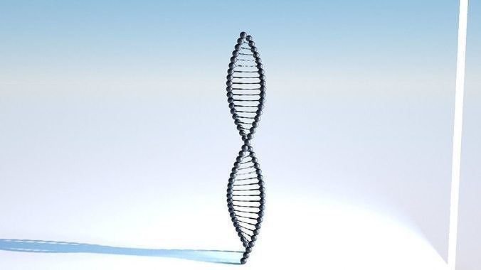 DNK-2 dna strand free 3D model | CGTrader