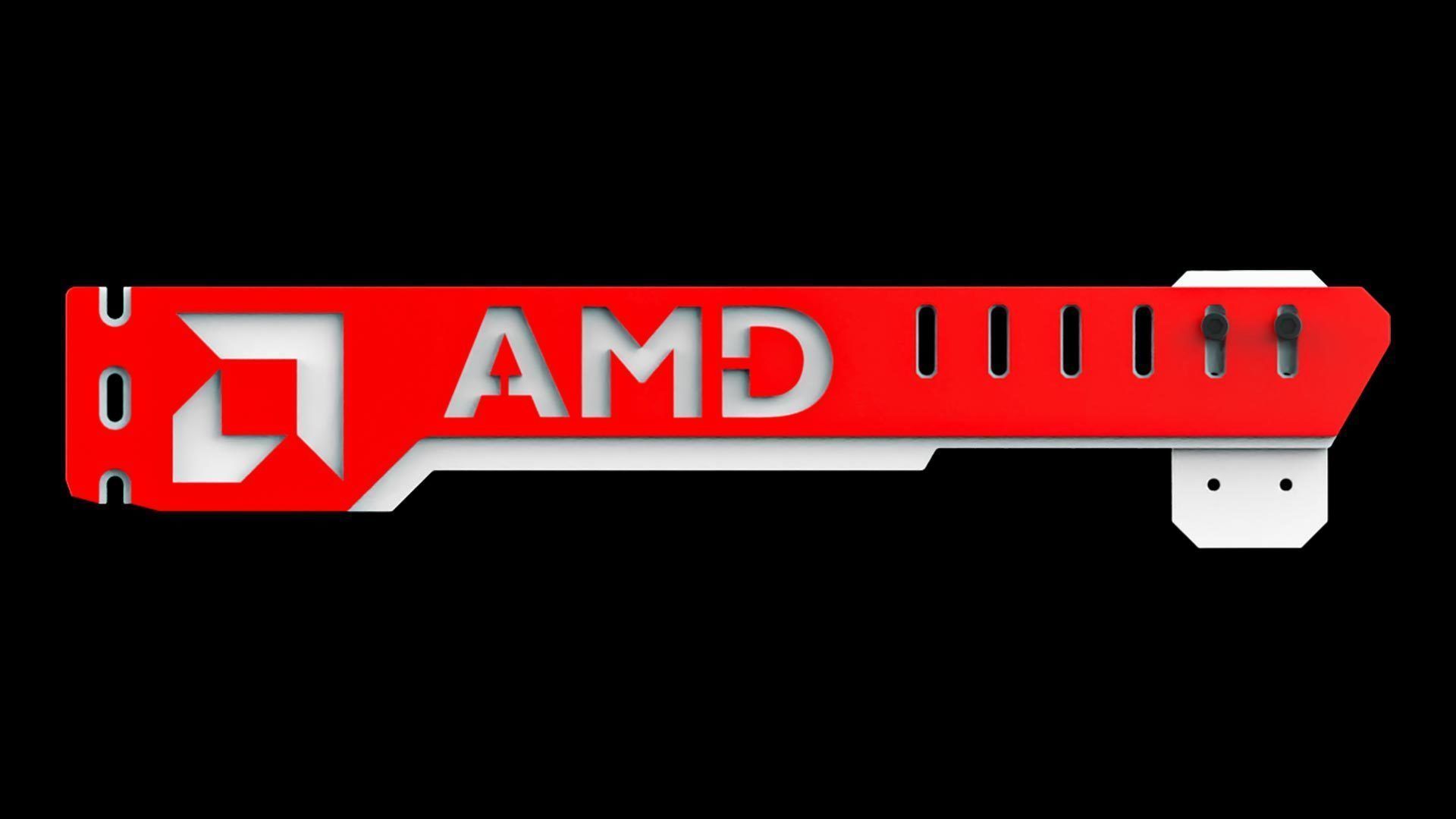 GPU Bracket - Blade Series - AMD 3D model 3D printable | CGTrader