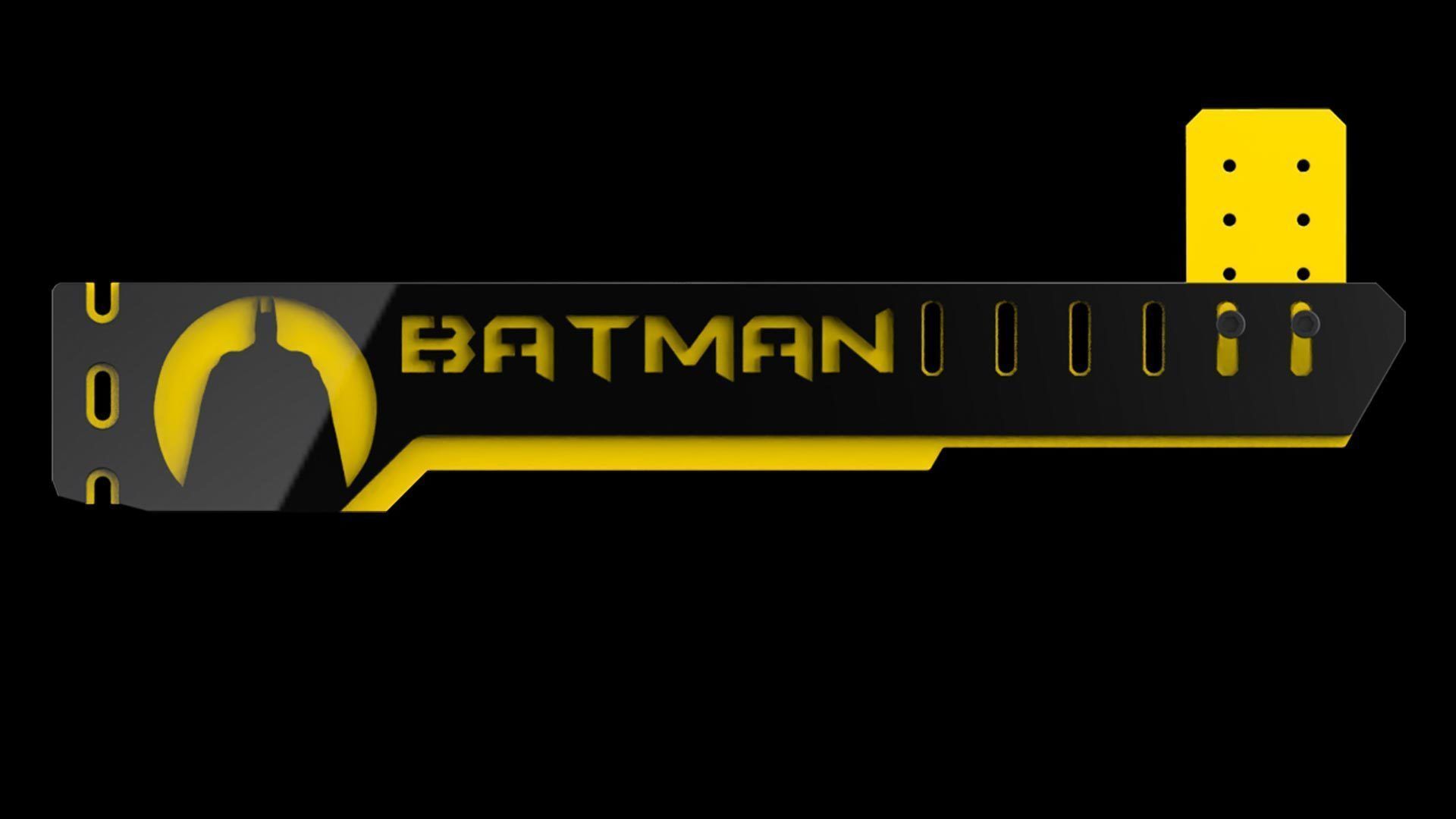 GPU Bracket - Blade Series - Batman 3D model 3D printable | CGTrader