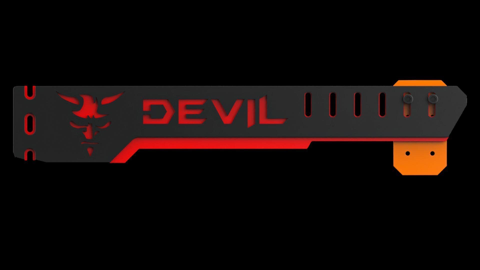 GPU Bracket - Blade Series - Devil 3D model 3D printable | CGTrader