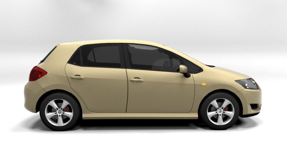 3D model TOYOTA AURIS VR / AR / low-poly | CGTrader