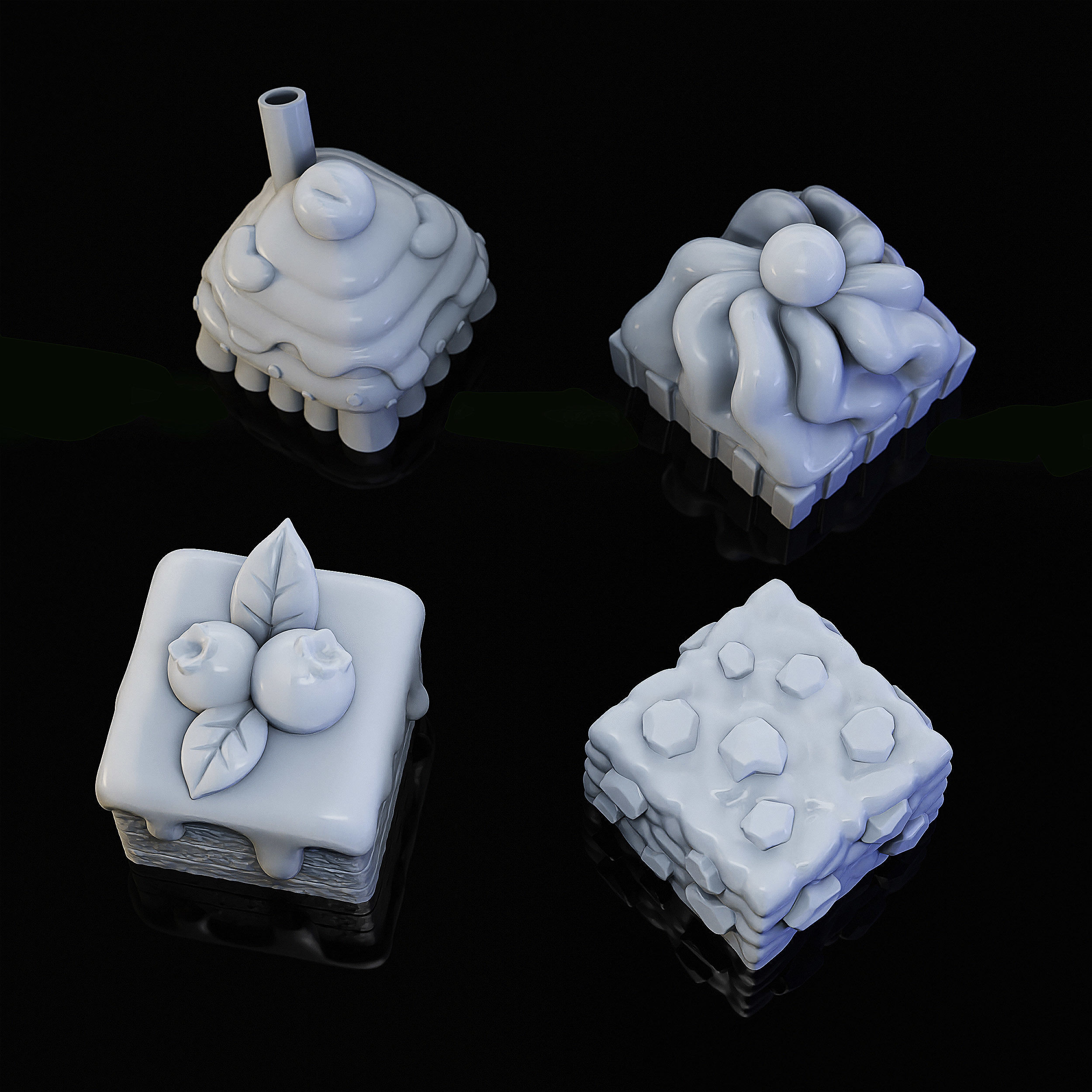 Foods Keycaps Vol II - Mechanical Keyboard 3D model 3D printable | CGTrader