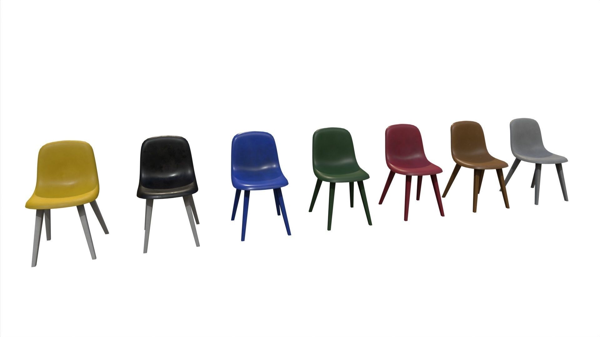 3D Model Collection Chairs Pack - Game props VR / AR / low-poly | CGTrader