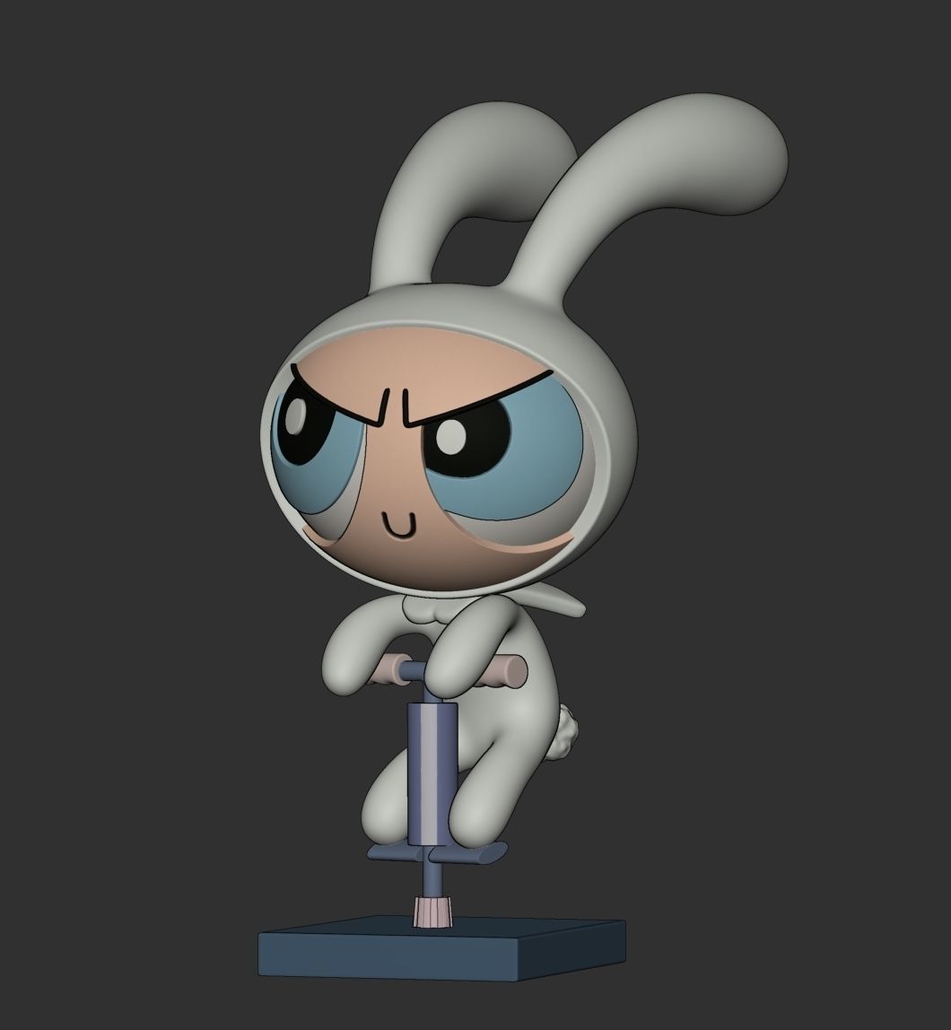 Bubbles - The Powerpuff Girls 3D model 3D printable | CGTrader